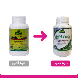 قرص مولتی ویتامین آلفا ویتامینز مدل Multi Daily بسته 60 عددی
