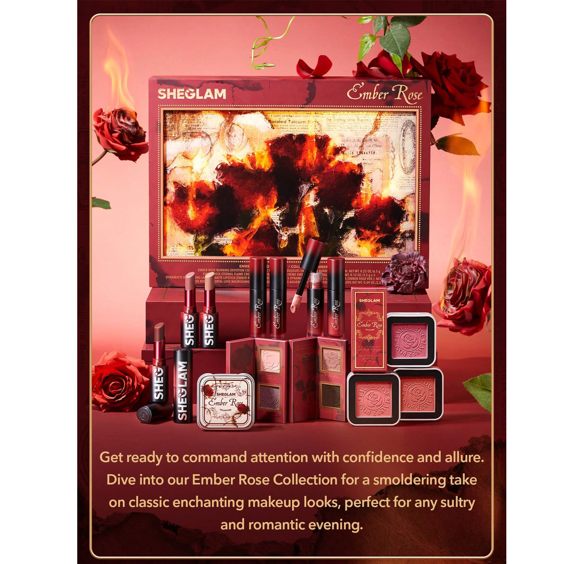 پک آرایشی شیگلم مدل Embre Rose