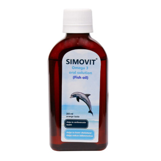 شربت امگا 3 سیمرغ دارو عطار مدل Simovit حجم 200 میلی لیتر