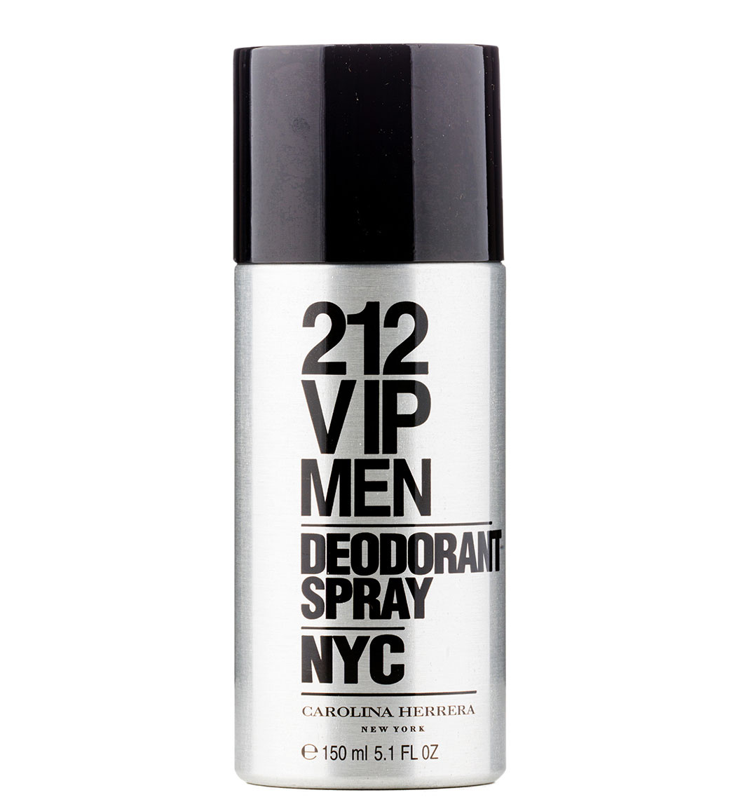 اسپری بدن مردانه کارولینا هررا مدل 212 Vip Men حجم 150 میلی لیتر