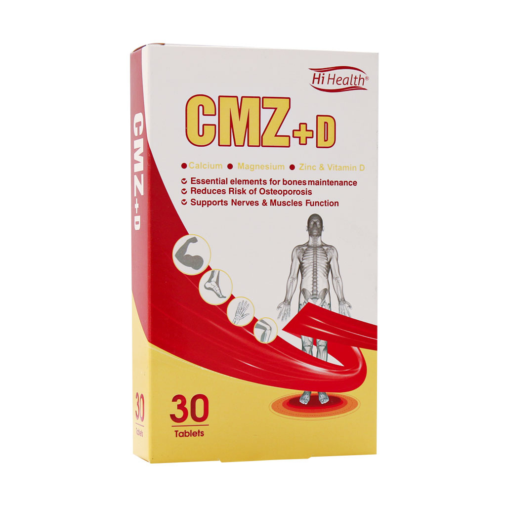 قرص CMZ + D بسته 30 عددی های هلث
