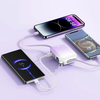 پاوربانک مدل HP-125PD ظرفیت 10000 میلی آمپر ساعت هیسکا