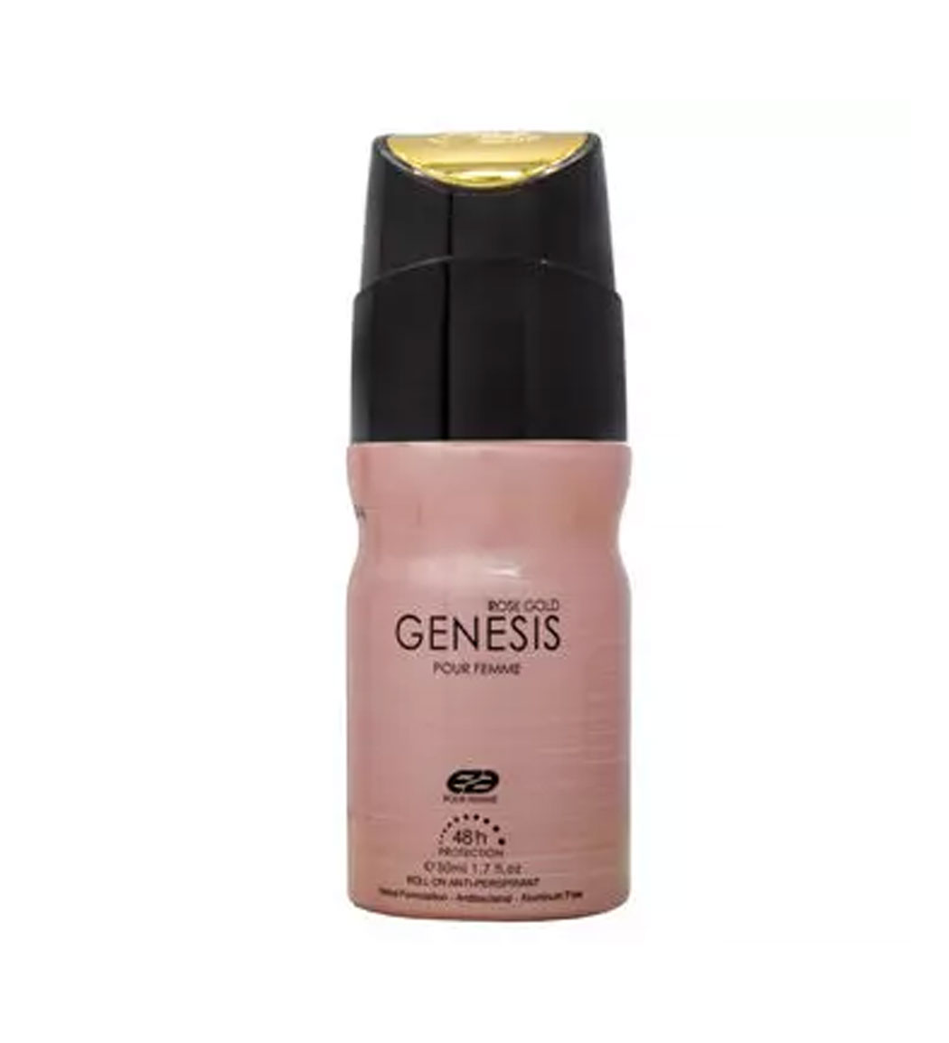 رول ضد تعریق زنانه عماد آرا مدل Genesis Rose Gold حجم 50 میلی لیتر