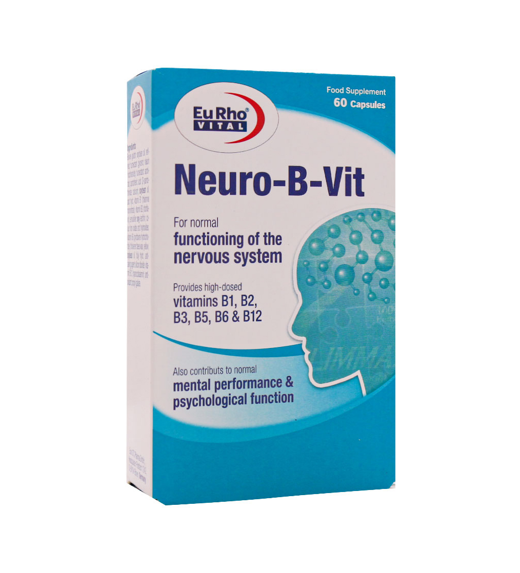 کپسول ویتامین ضروری یوروویتال مدل Neuro B Vit بسته 60 عددی