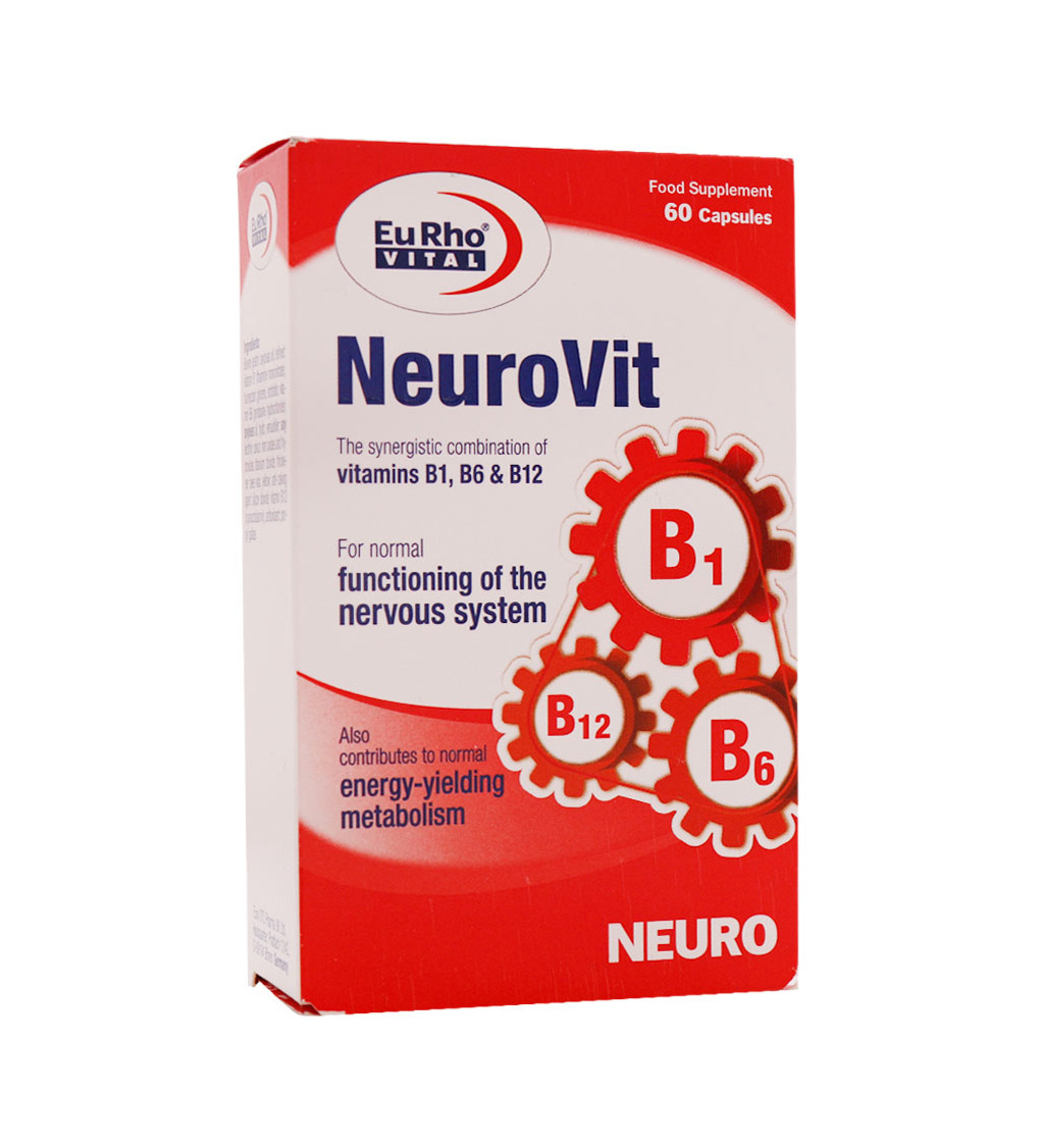 کپسول Neurovit یوروویتال بسته 60 عددی
