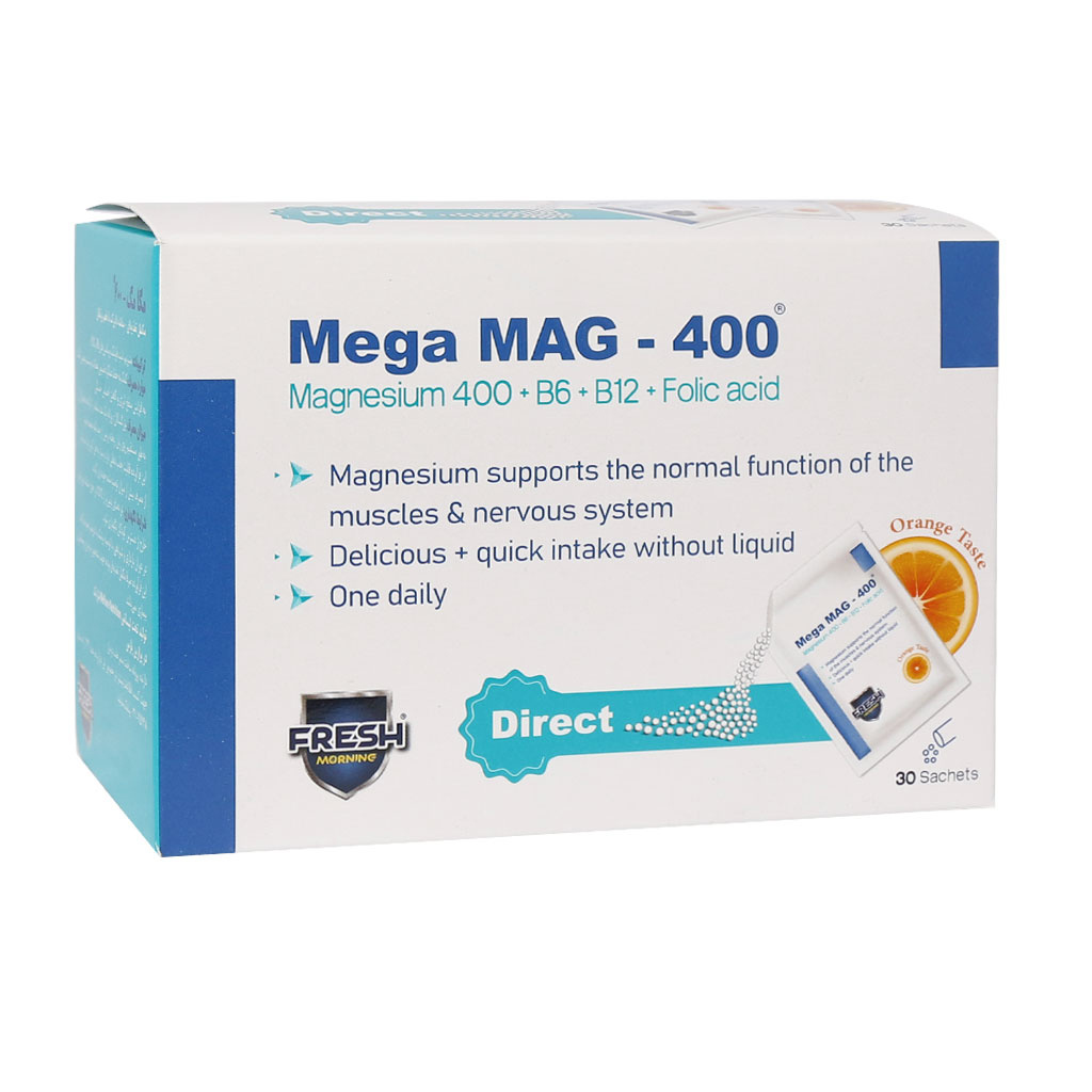 ساشه Mega Mag 400 بسته 30 عددی فرش مورنینگ
