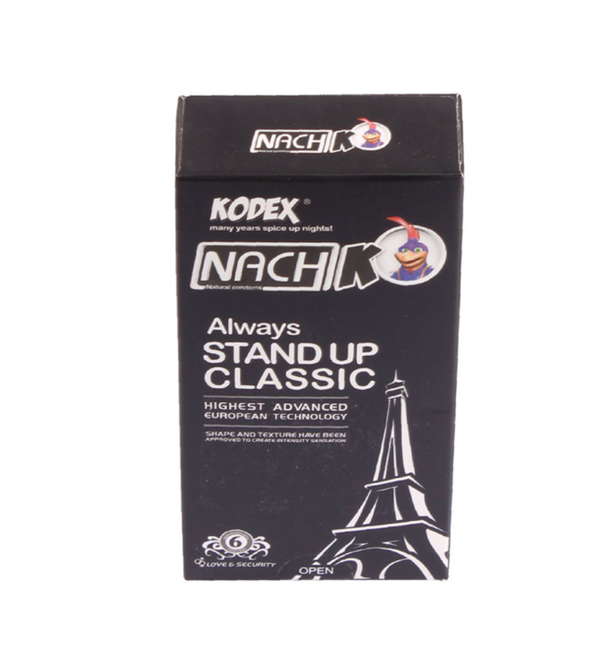 قیمت و خرید کاندوم مدل Stand Up Classic بسته 6 عددی ناچ کدکس