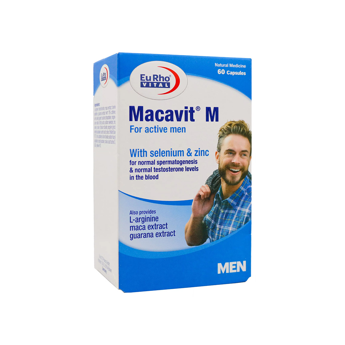کپسول یوروویتال مدل Macavit M مناسب آقایان بسته 60 عددی