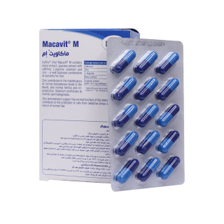 کپسول یوروویتال مدل Macavit M مناسب آقایان بسته 60 عددی