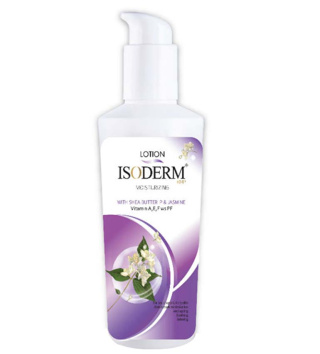 لوسیون مرطوب کننده پوست شی باتر و گل یاسمن ایزودرم