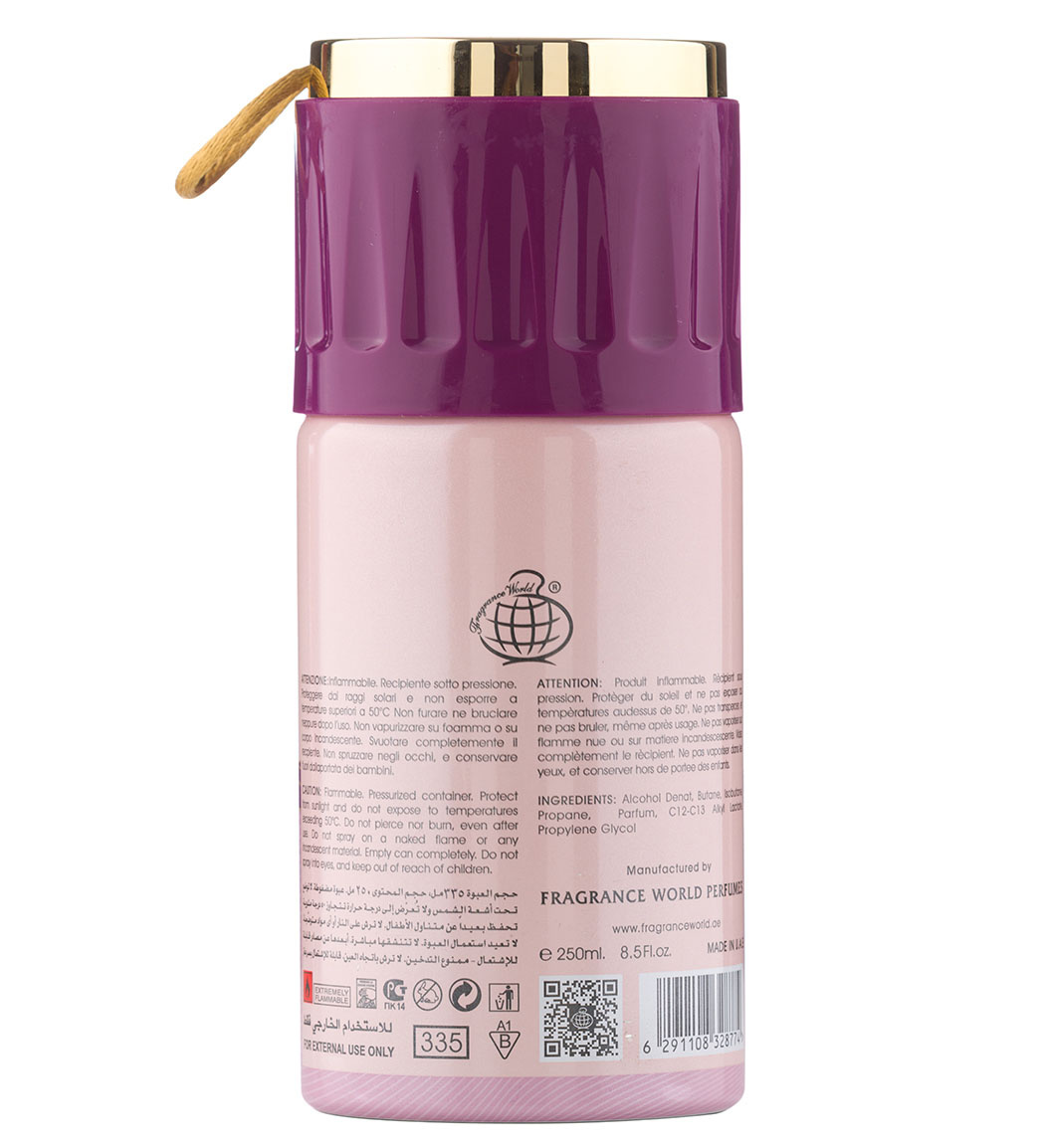 اسپری خوشبوکننده بدن فراگرنس ورد مدل Berries Weekend Violet حجم 250 ...