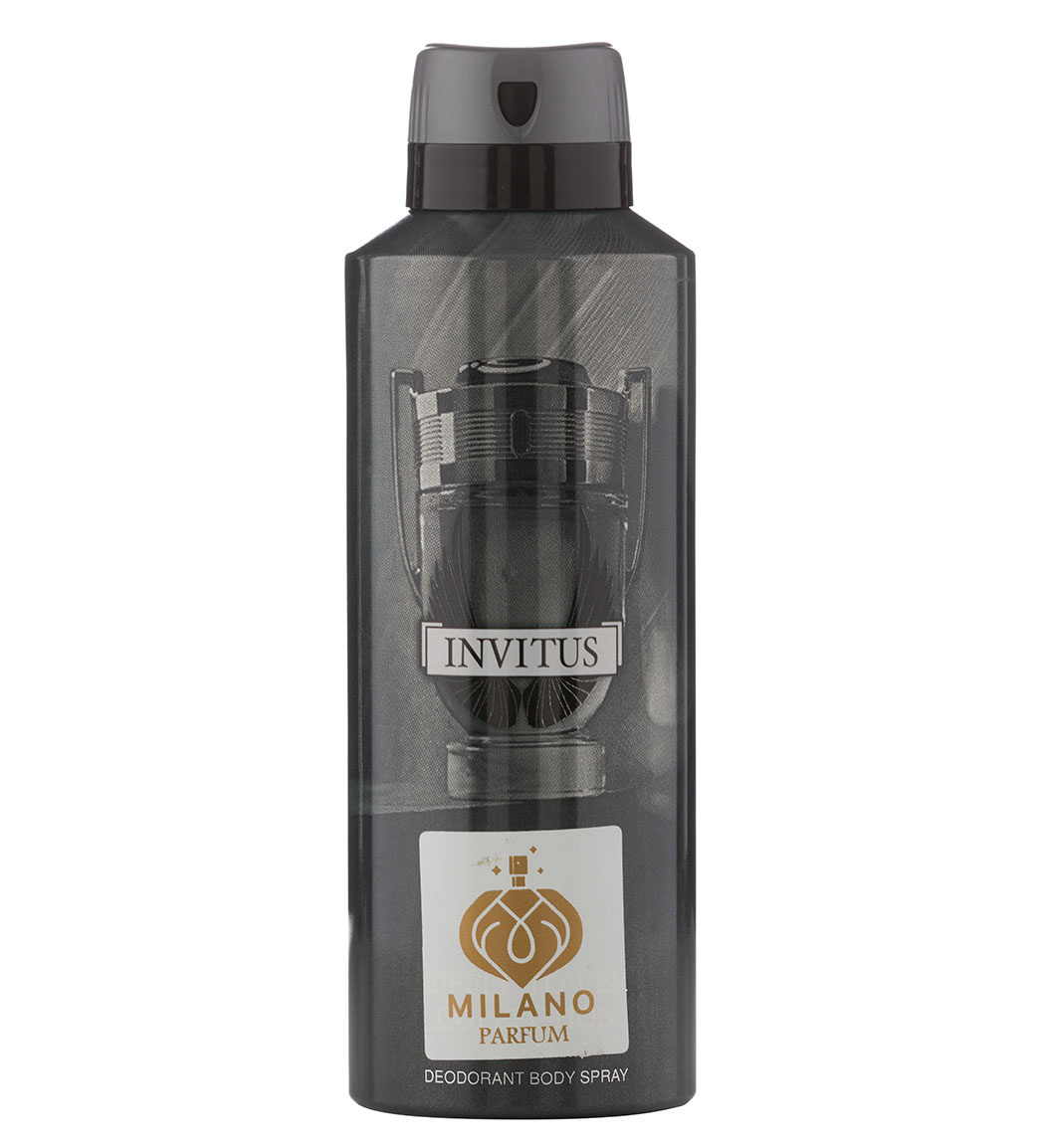 اسپری خوشبو کننده بدن میلانو پرفیوم مدل Invitus حجم 200 میلی لیتر
