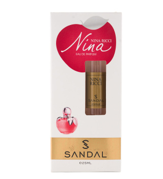 عطر جیبی مردانه صندل مدل Nina Ricci حجم 25 میلی لیتر