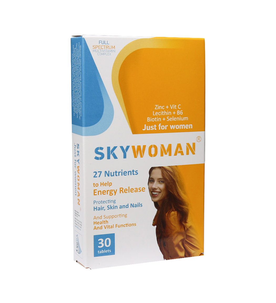 قرص اسکای وومن ویت اسکای بسته 30 عددی